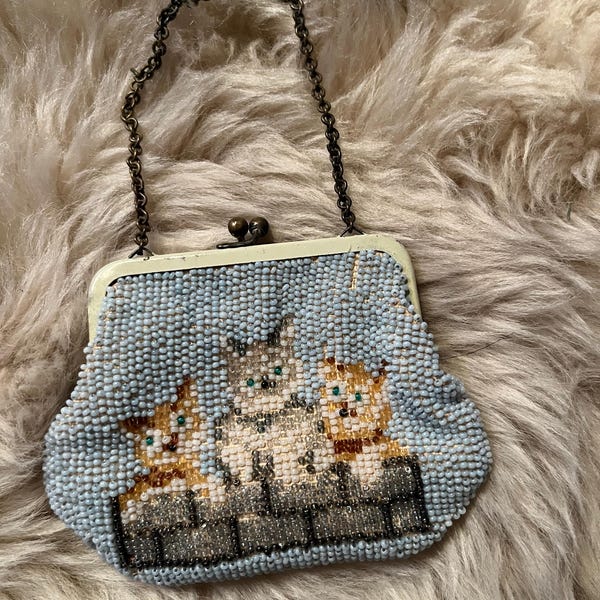 Beaded Change Purse - Etsy
