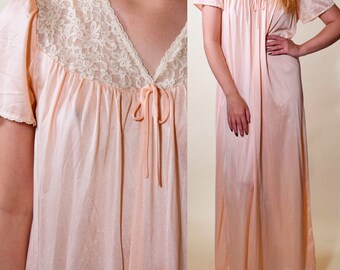 Short Pink Nightgown - Etsy