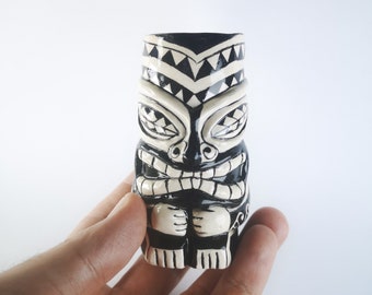 Handpainted Tiki Mug Drinkware Tiki Style Mug Ceramic Tiki Cups Tiki ...