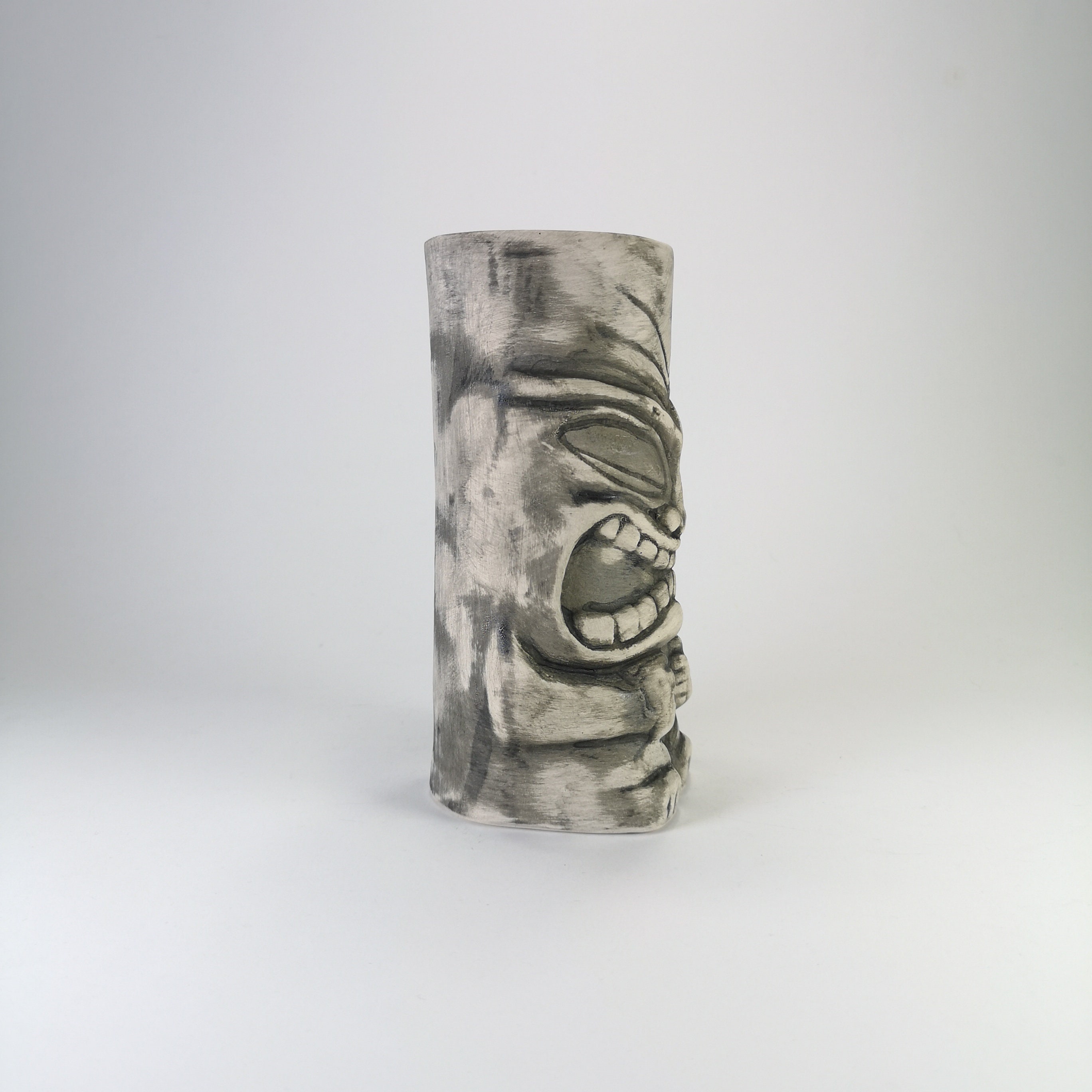 Tiki Mug Drinkware // Tiki Style Mug // Ceramic Tiki Cups // - Etsy