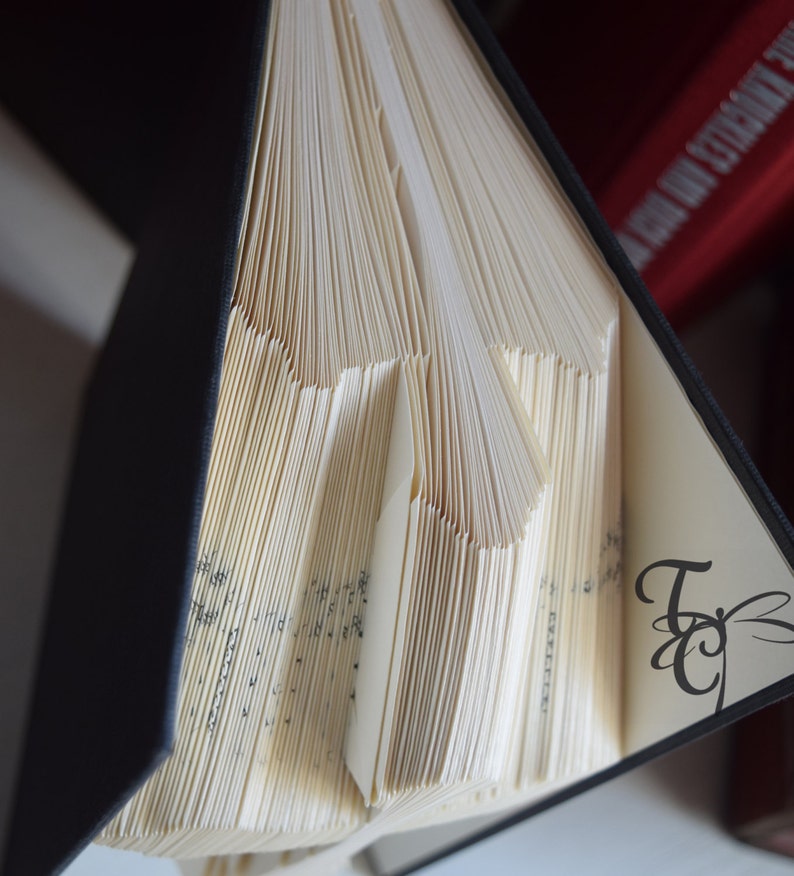 Folded Book Art Cross Book Sculpture Unique Book - Etsy