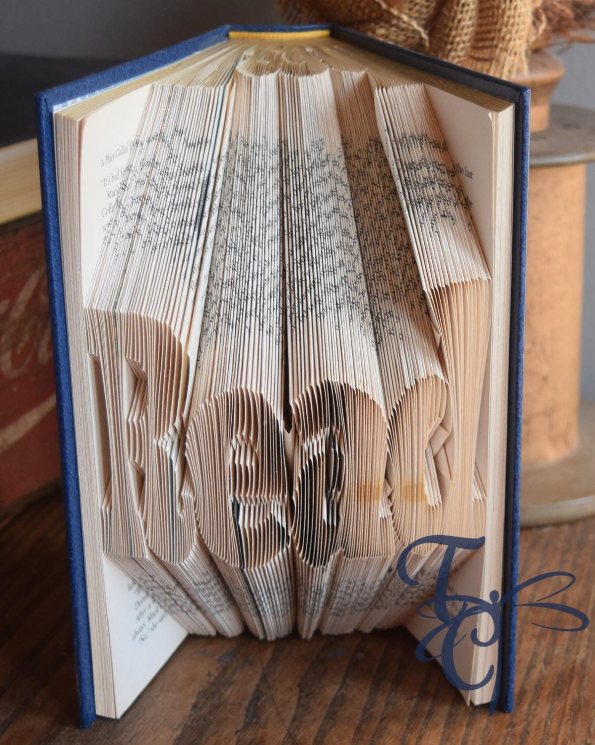 Folded Book Art Read Book Sculpture Bookfolding Unique - Etsy