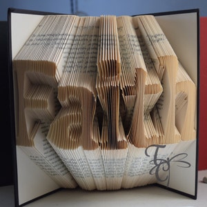 Folded Book Art - Faith - Book Sculpture - Unique - Inspirational ...