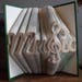 Folded Book Art - Music With Treble Clef - Book Sculpture - Unique ...