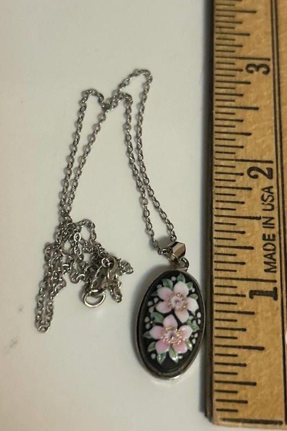 Vintage Japanese Toshikane Arita hand printed flower … - Gem