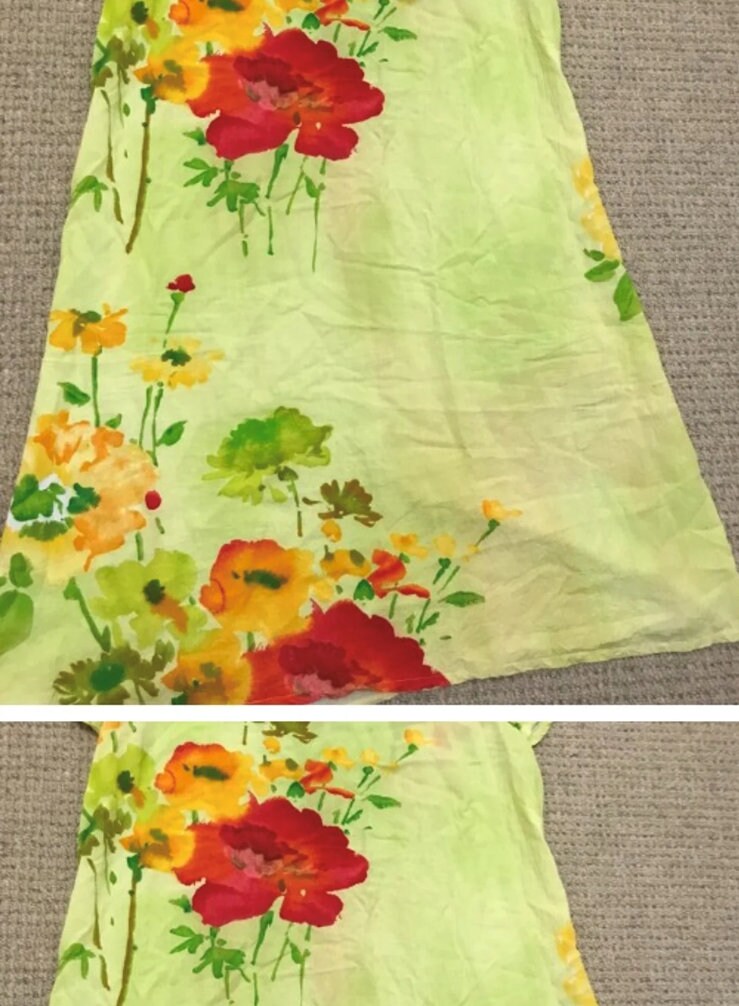 Jams World Hula Moon Yellow Flora Pope Poppea Floral Shift Mini Dress ...