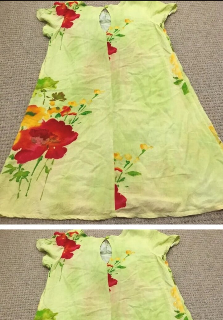 Jams World Hula Moon Yellow Flora Pope Poppea Floral Shift Mini Dress ...