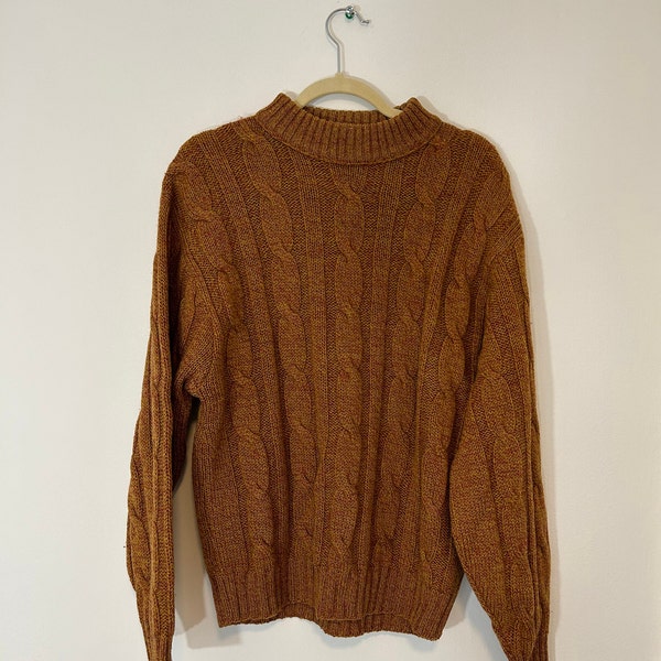 Orange Wool Sweater - Etsy