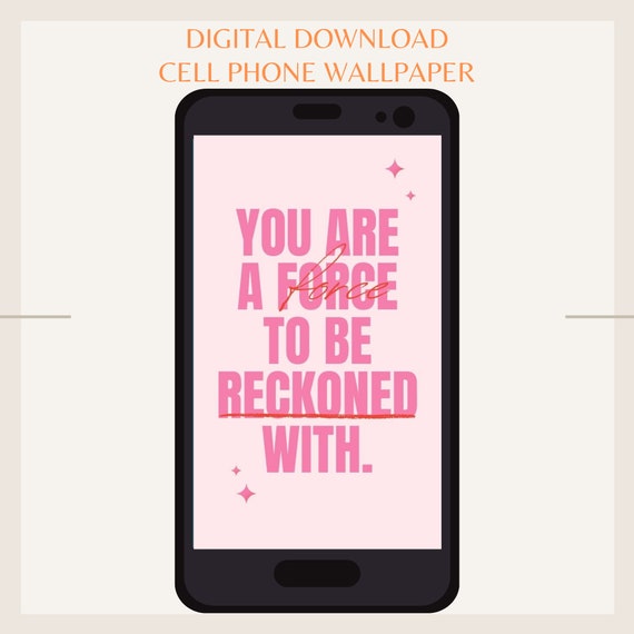 Art & Collectibles You Are a Force Phone Wallpaper Drawing ...