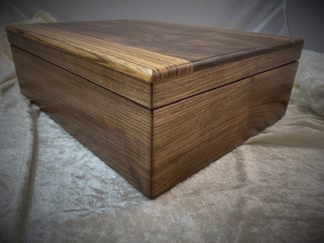 Zebrawood box,Handcrafted Keepsake Box, Memory Box, Large Wood Box ...