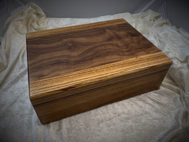 Zebrawood box,Handcrafted Keepsake Box, Memory Box, Large Wood Box ...