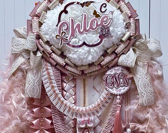 WHATABURGER Homecoming Mum - Custom, One of a Kind Triple-flower Heart ...