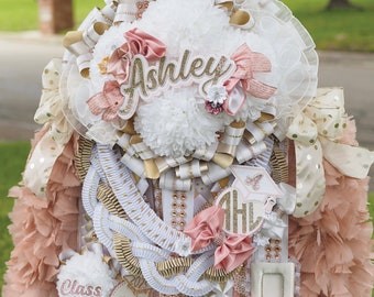 WHATABURGER Homecoming Mum - Custom, One of a Kind Triple-flower Heart ...