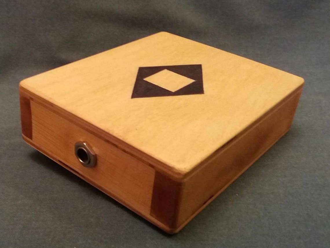 Stomp Box Foot Drum Stomper Cigar Box Guitar Cajon Drum Handmade New ...