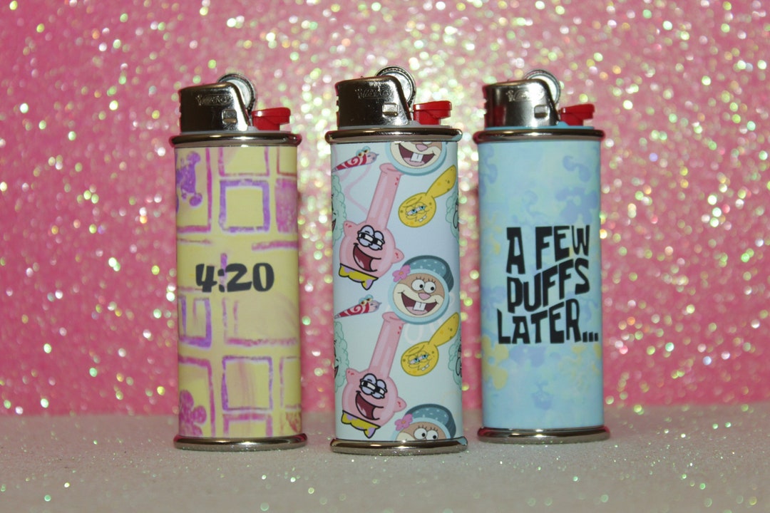 420 Cartoon Lighter, Custom Lighter Case, Smoking Accessories, Lighter ...