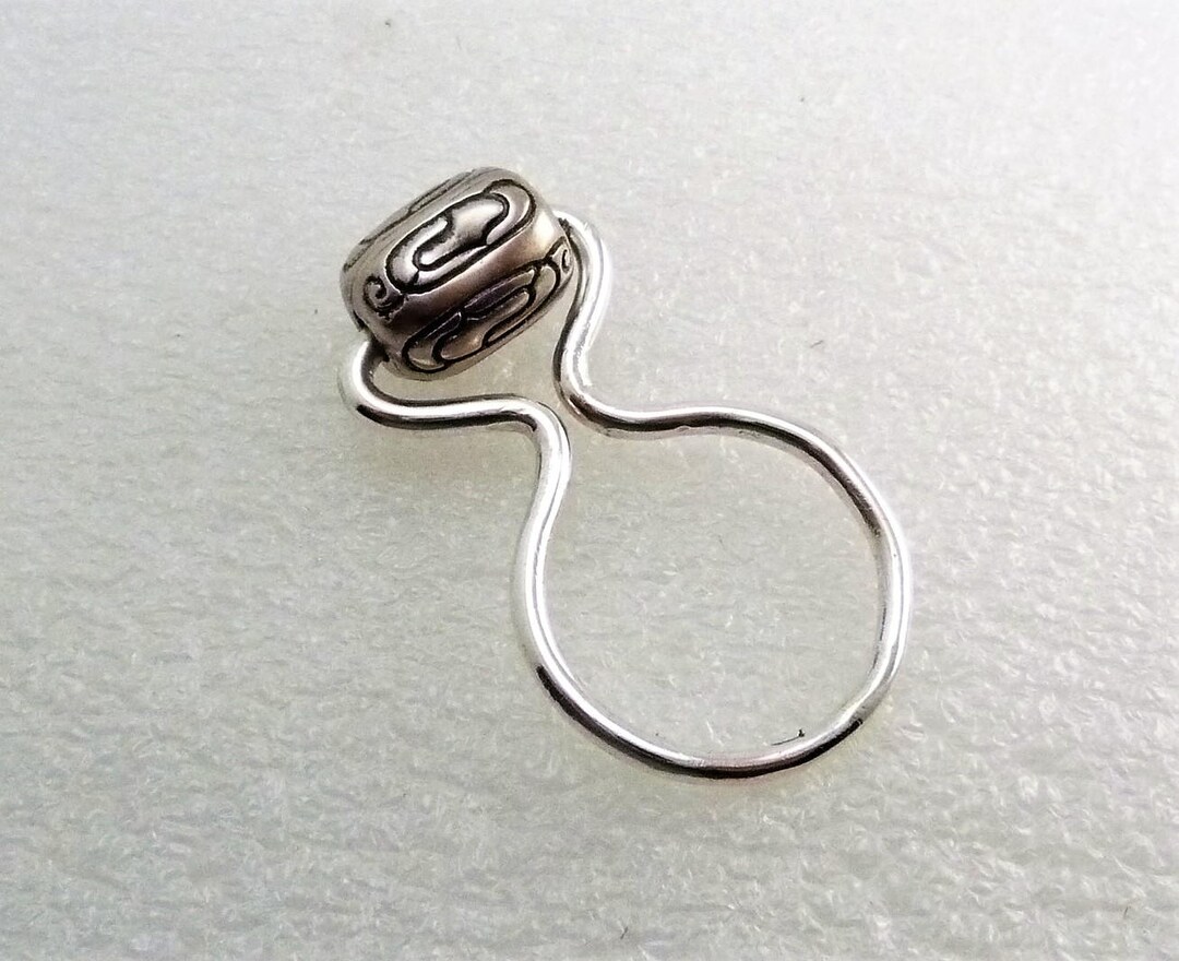 Spinning Ball Ring Sterling Silver - Etsy