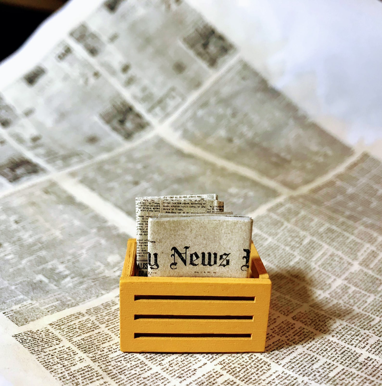 Dollhouse Miniature Newspaper PDF Printable Template 5 Pages - Etsy UK