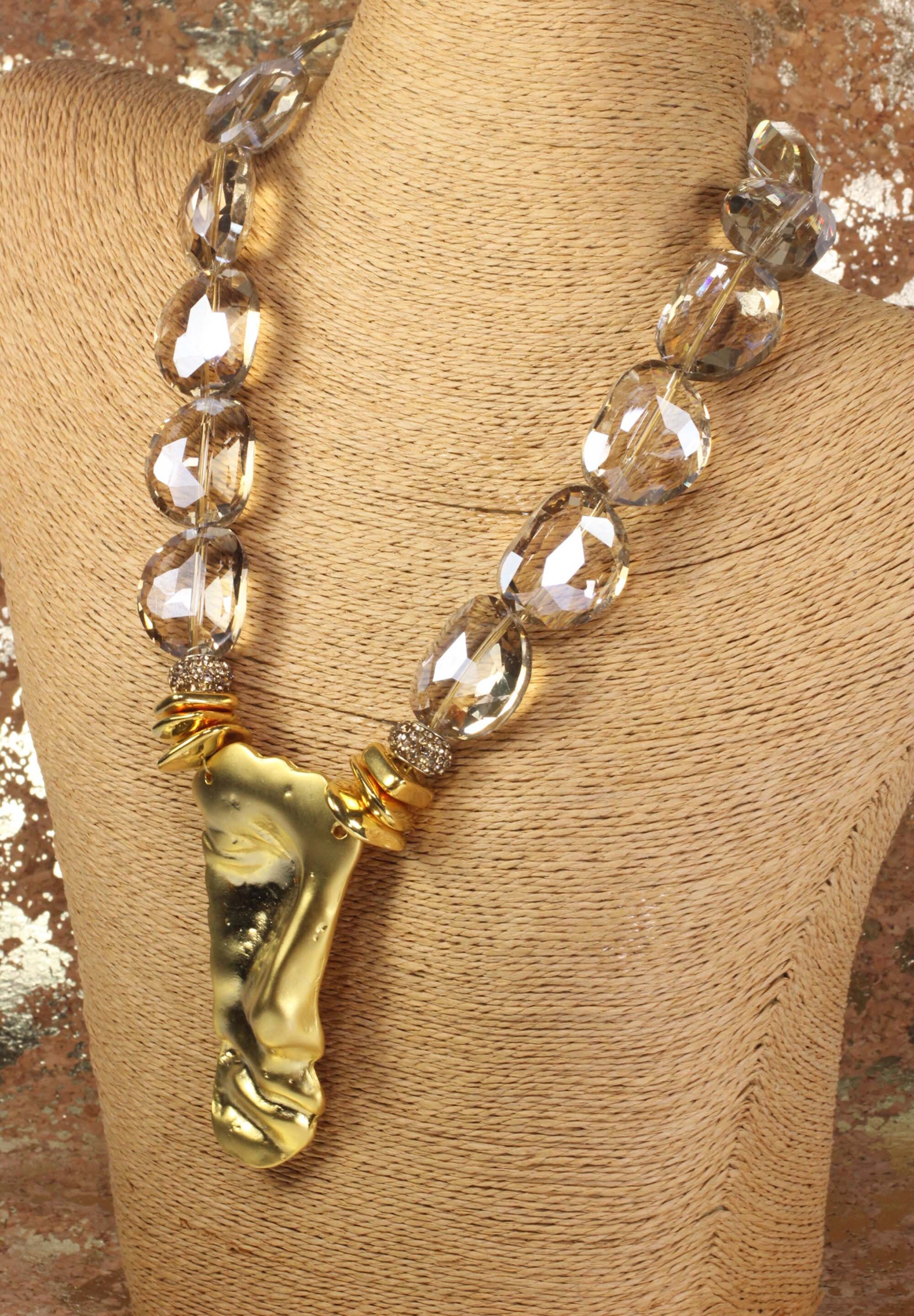 Big Bold Statement Necklace, Bold Chunky Statement Necklace, Bold Boho ...