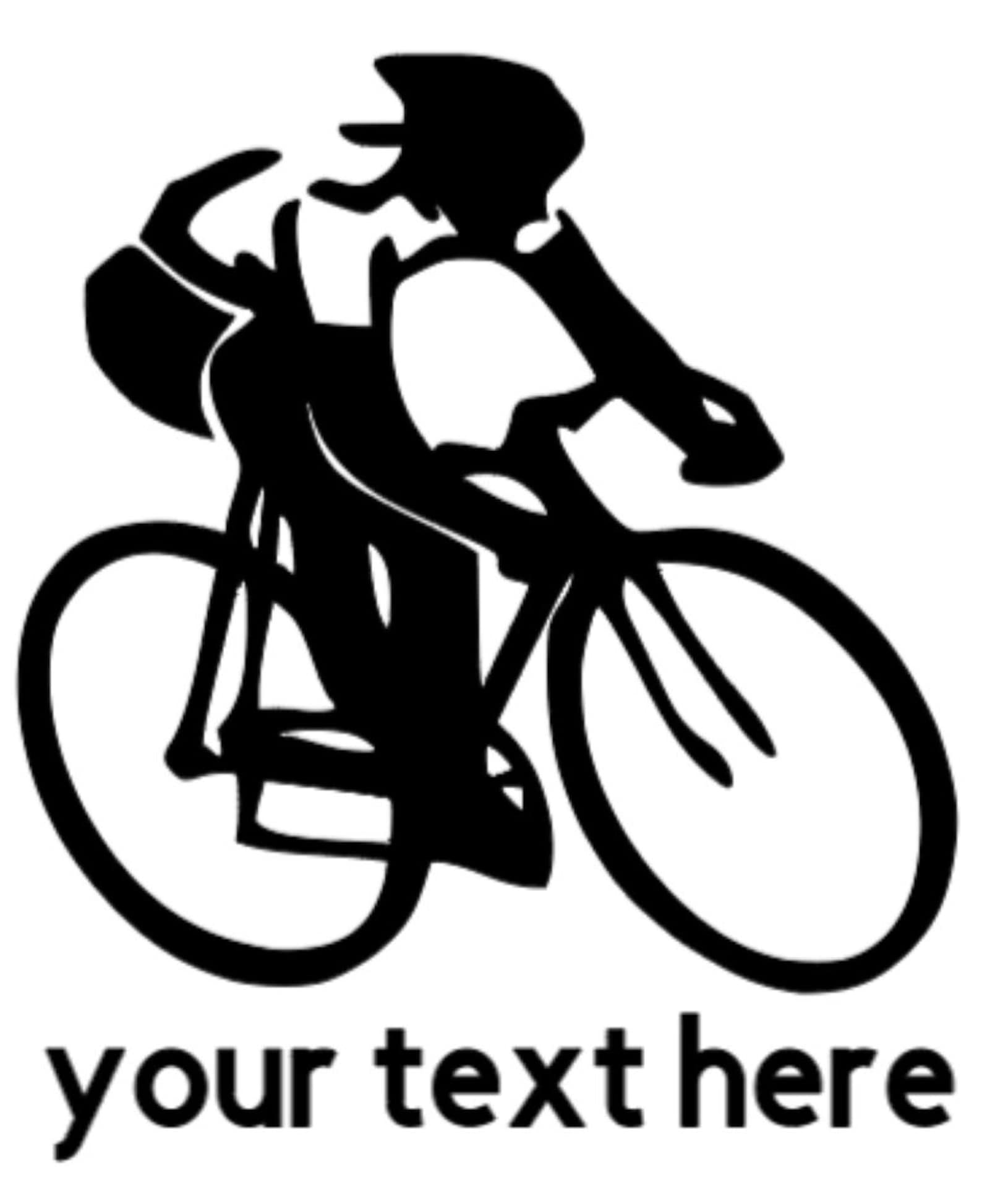 Custom Vinyl Bicycle Decals Sticker - Etsy