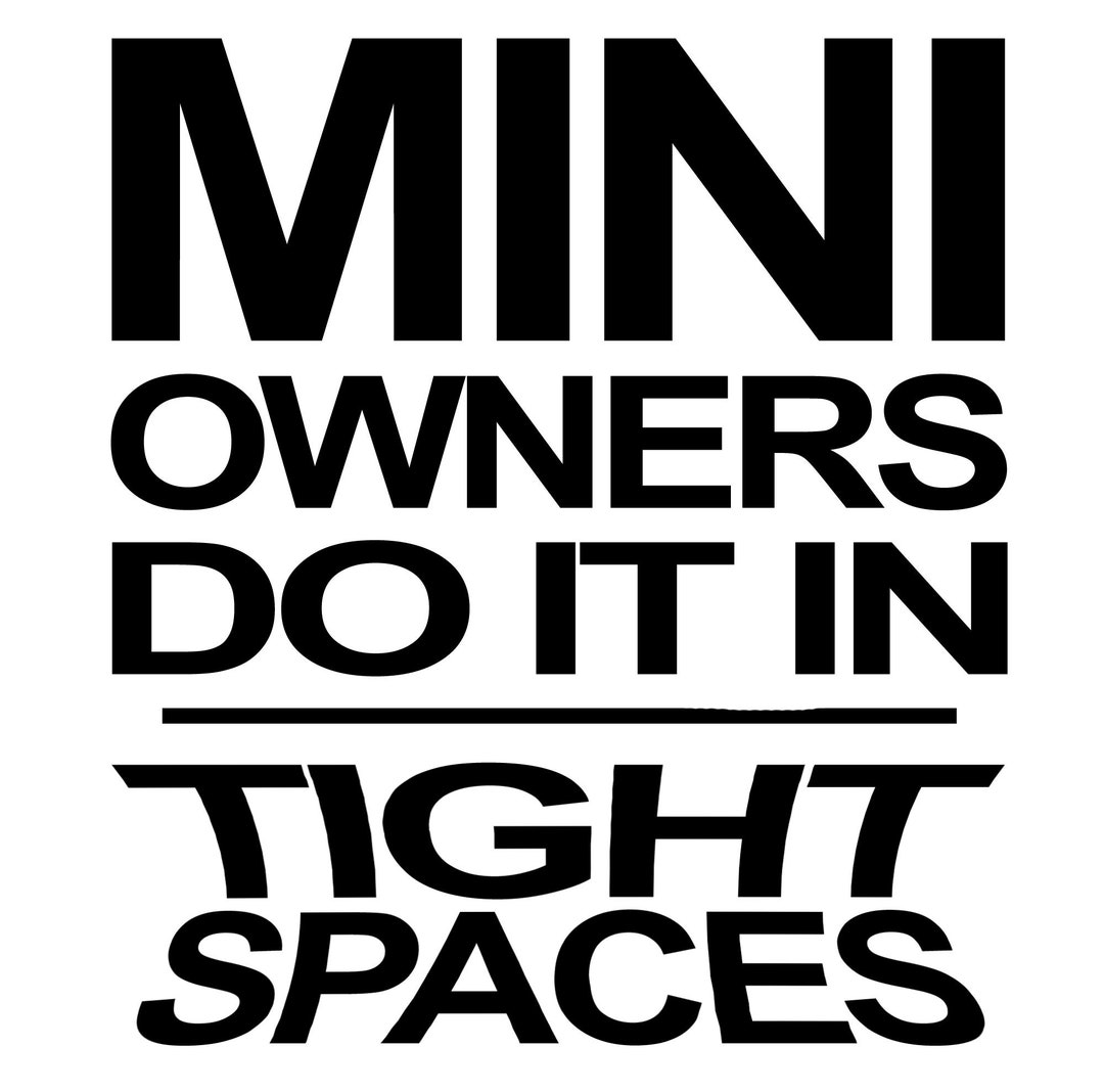 Mini Owners Sticker / Car Decal - Etsy
