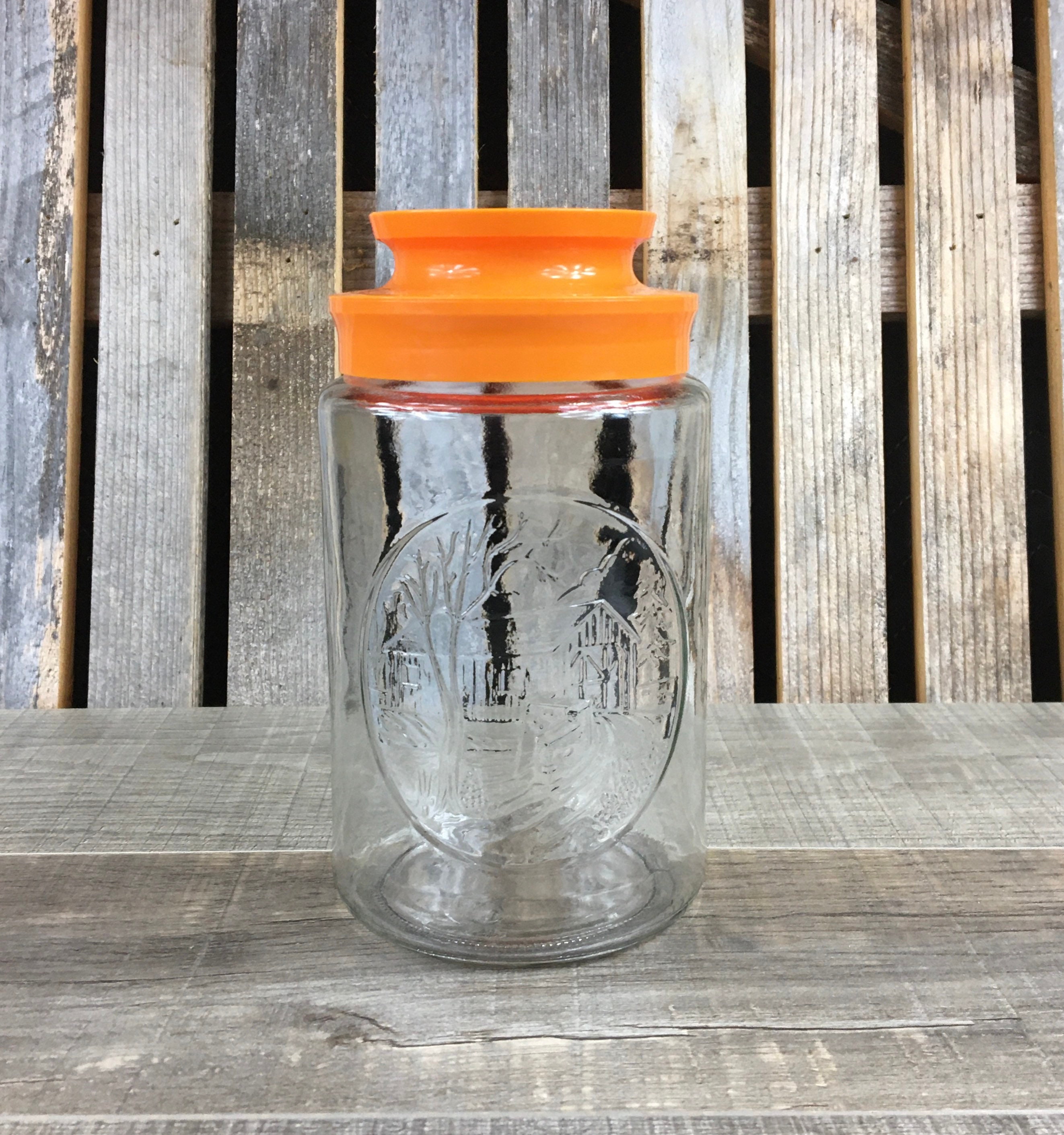 Vintage Glass Tang Jar - Etsy