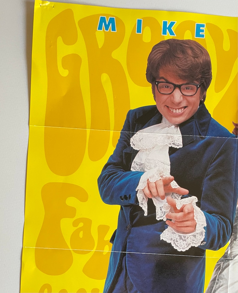 Vintage 1997 Austin Powers Movie Poster - Etsy