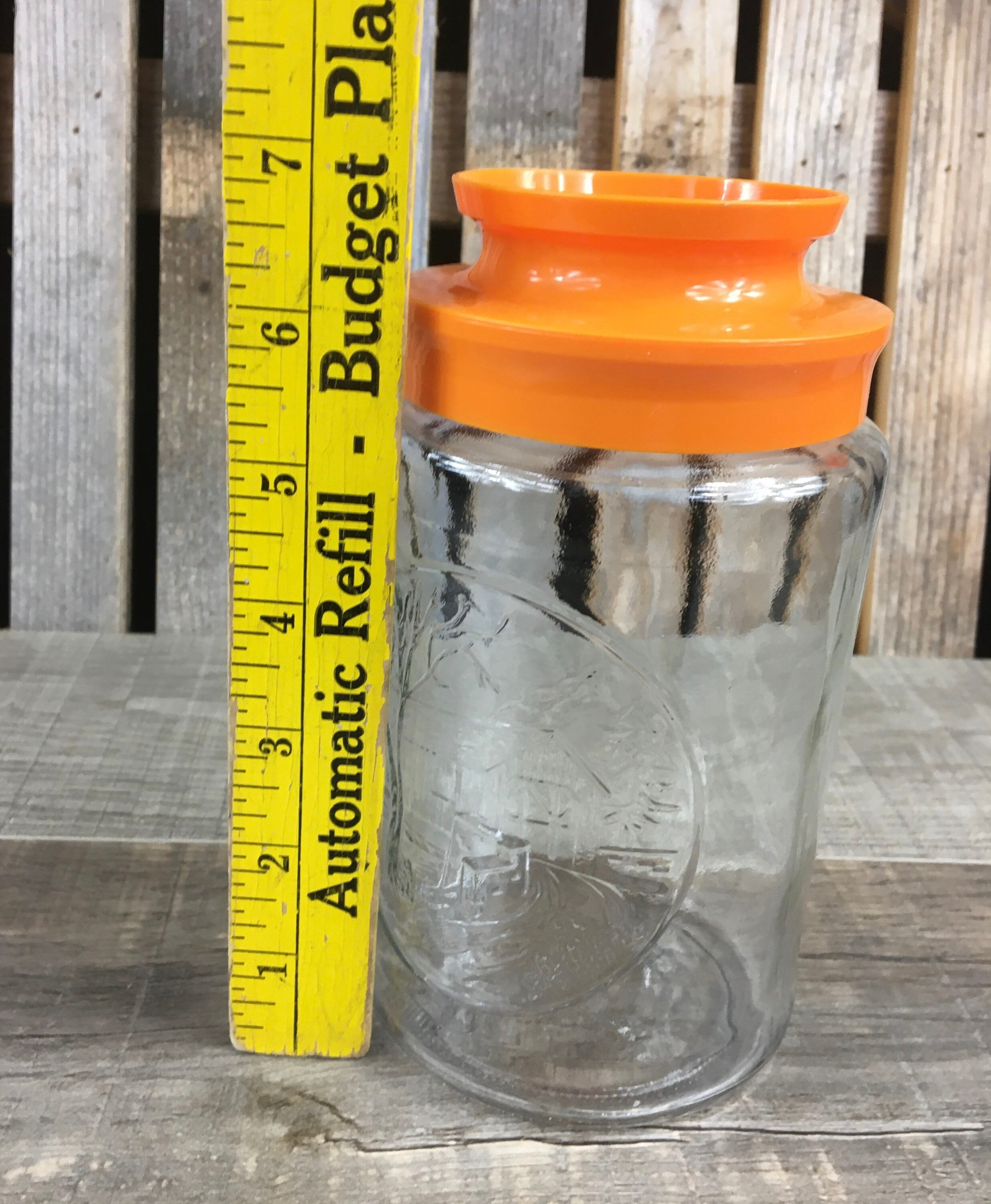 Vintage Glass Tang Jar - Etsy