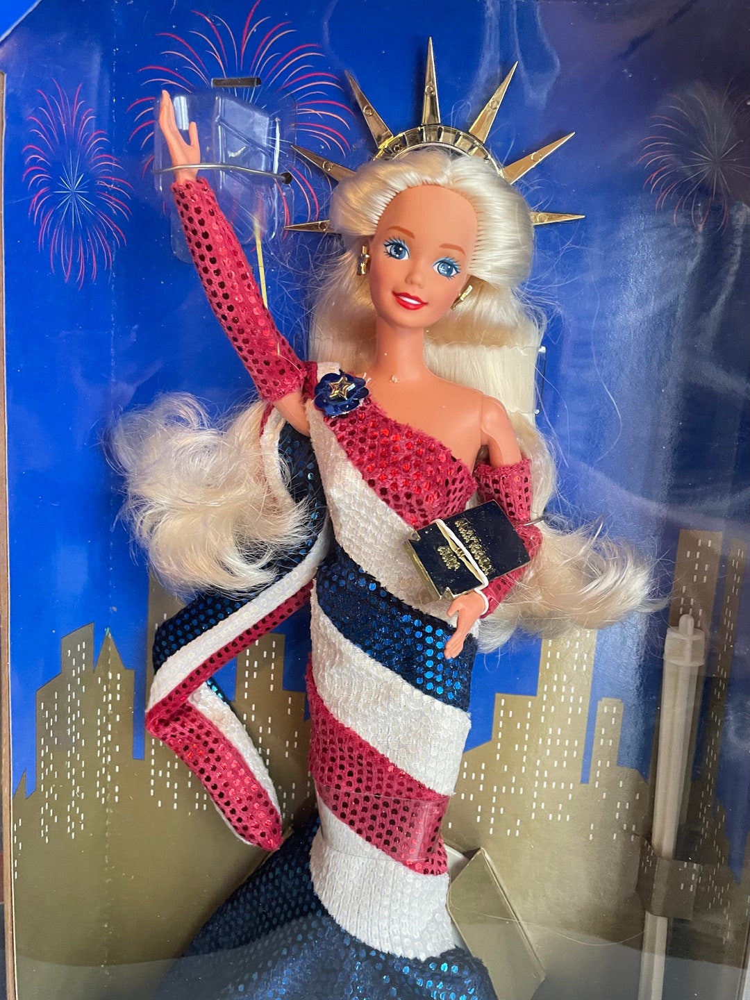 Barbie FAO Schwartz Limited Edition Statue of Liberty 1995 - Etsy