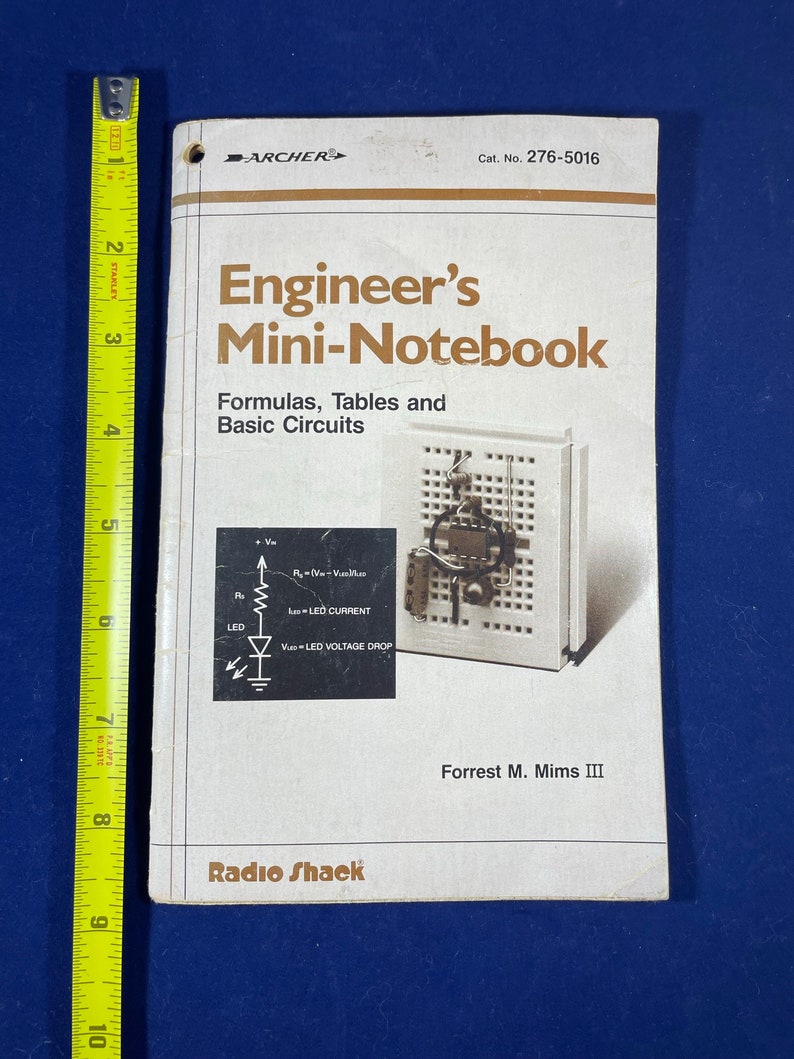 Vintage Radio Shack Archers Engineer Notebook - Etsy