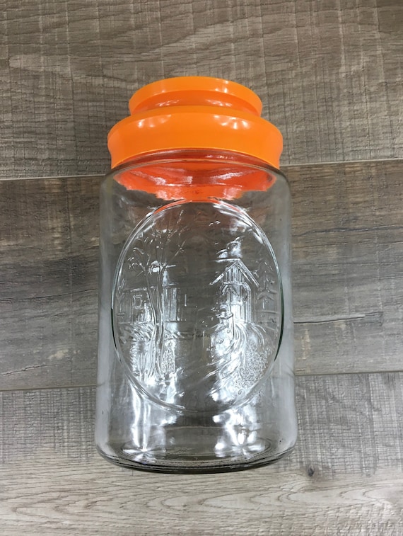 Vintage Glass Tang Jar | Etsy