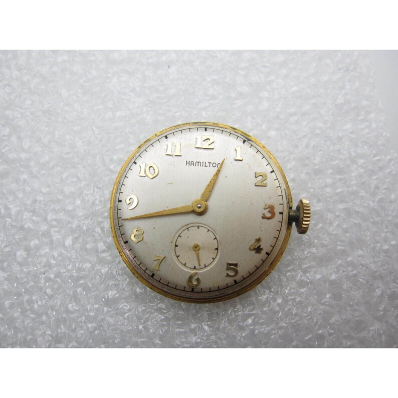 Vintage Hamilton 17 Jewels 10K Gold Filled Analog 32mm Hand Wind Watch A919 - Etsy