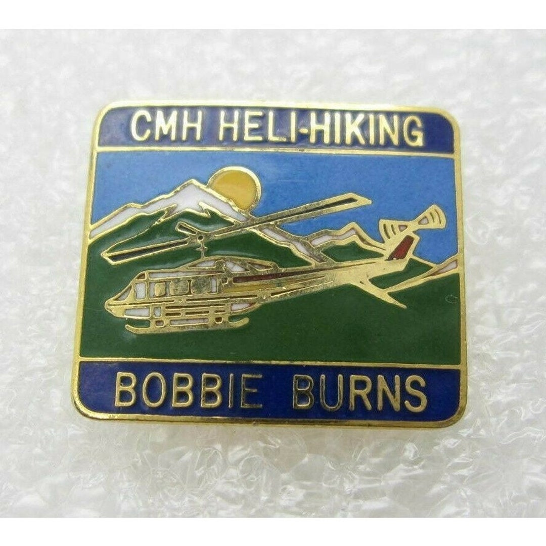 CMH Heli Hiking Bobbie Burns Helicopter Lapel Pin A540 - Etsy