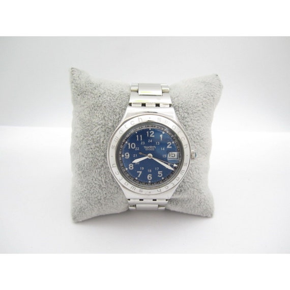 Vtg Men's Swatch Quartz WR Analog 36mm Dial Causal Ro… - Gem