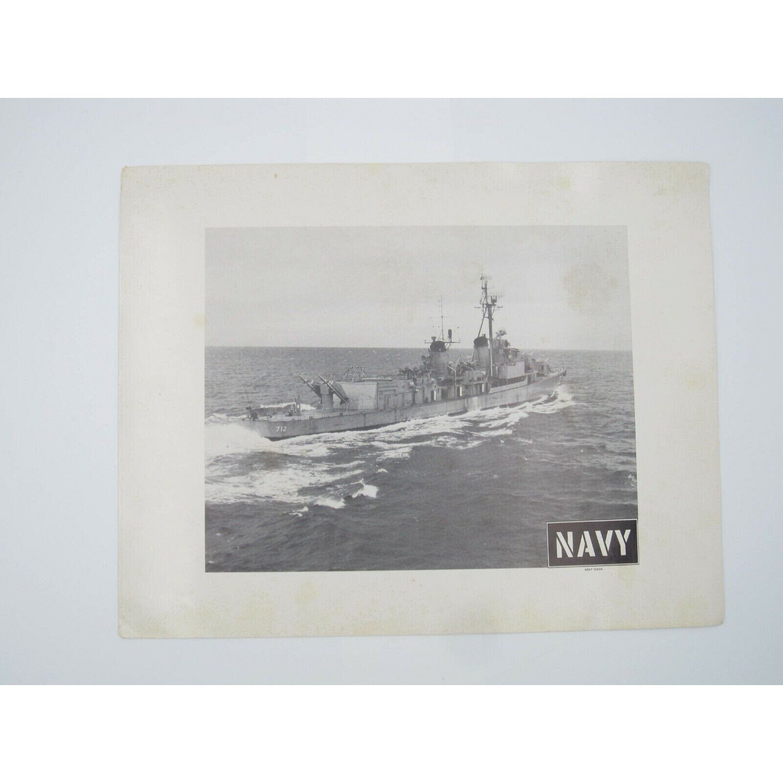 VTG US Navy USS Gyatt War Ship Poster l14,h11 - Etsy
