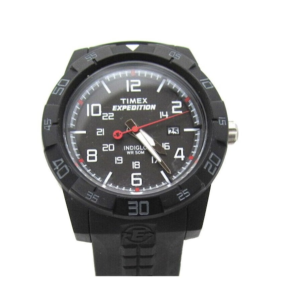 Men Timex Expedition Indiglo 50m Quartz WR Analog Dia… - Gem