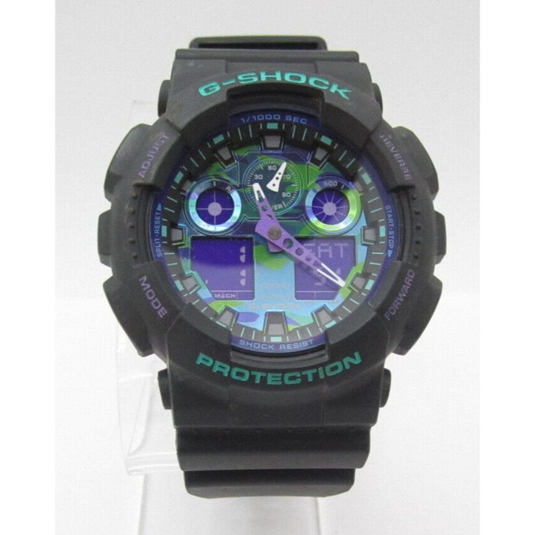 Men's Casio G-shock Quartz WR Digital 50mm Causal Round Watch G217 GA ...
