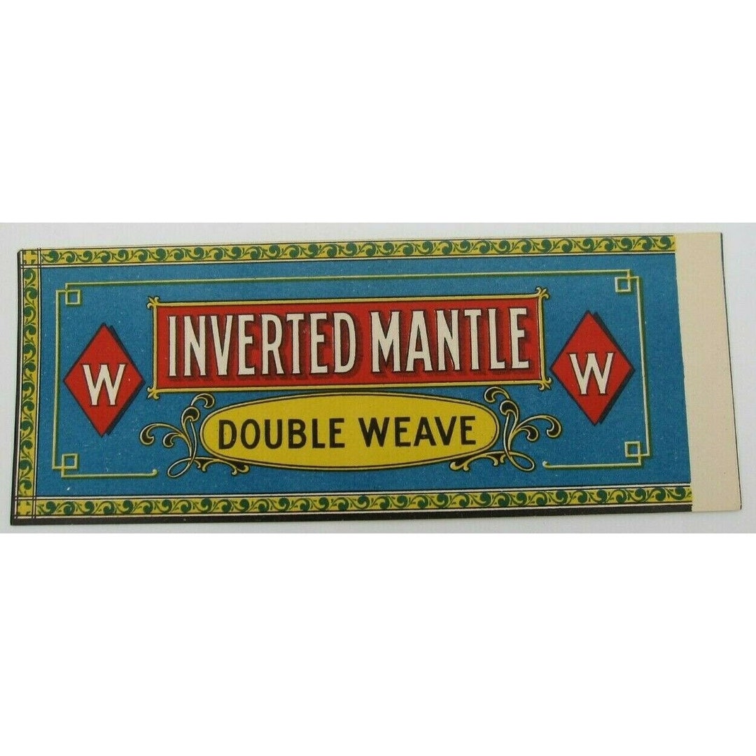 Vintage NOS Inverted Mantle Double Weave Label - Etsy