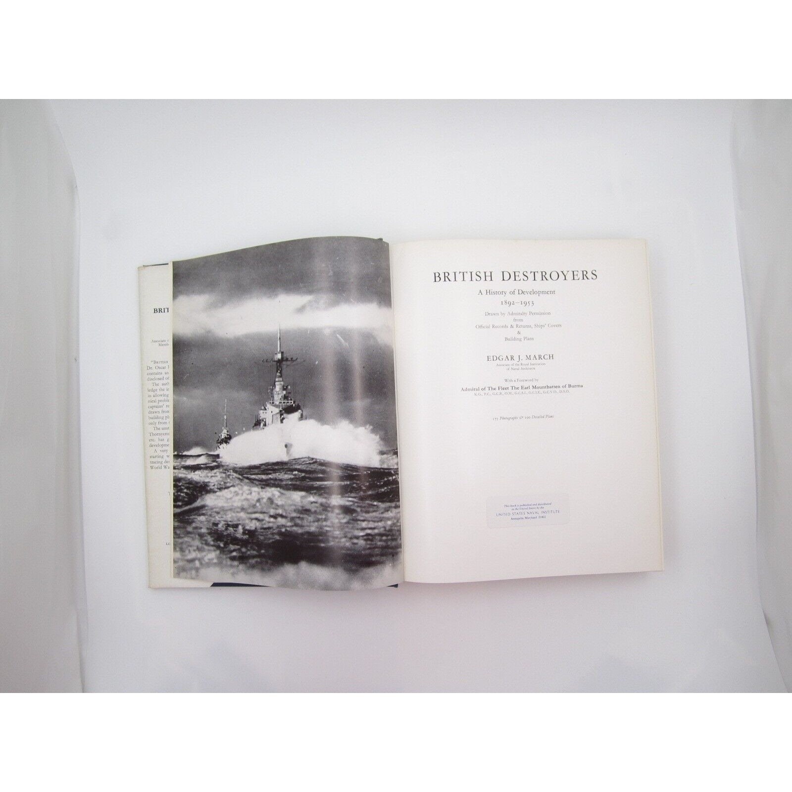 1966 British Destroyers History of Development Hard Cover Book - Etsy