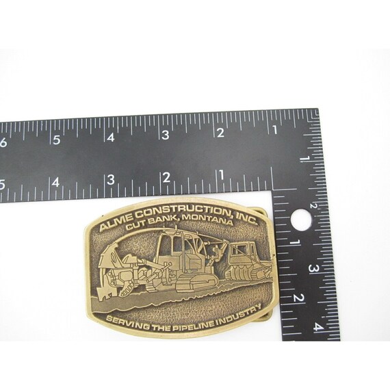 2002 New Alme Const. Cut Bank Mont Paver Buckle (X19)… - Gem