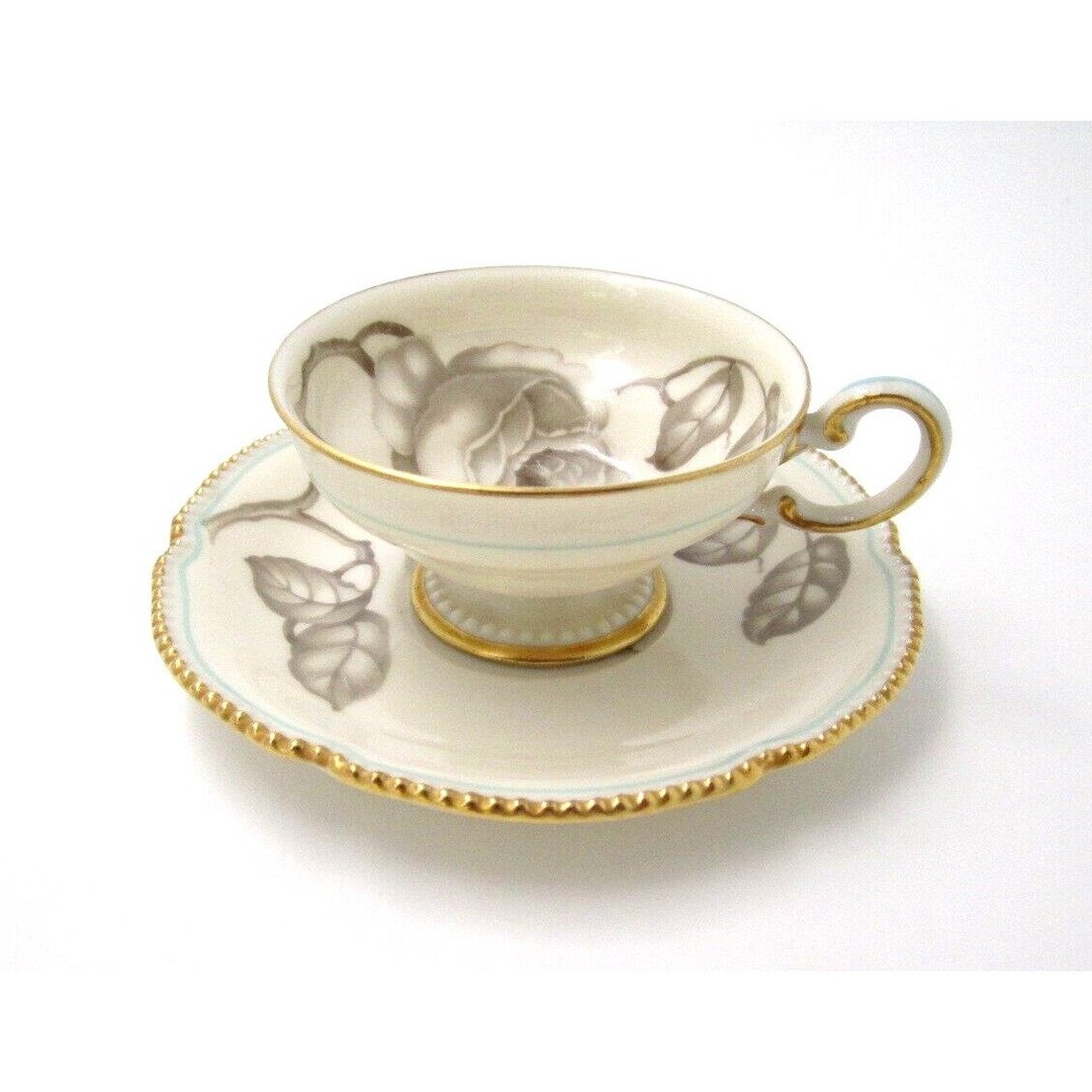 Castleton Gloria Flower Pattern Tea Cup W/ Saucer (made in USA) - Etsy