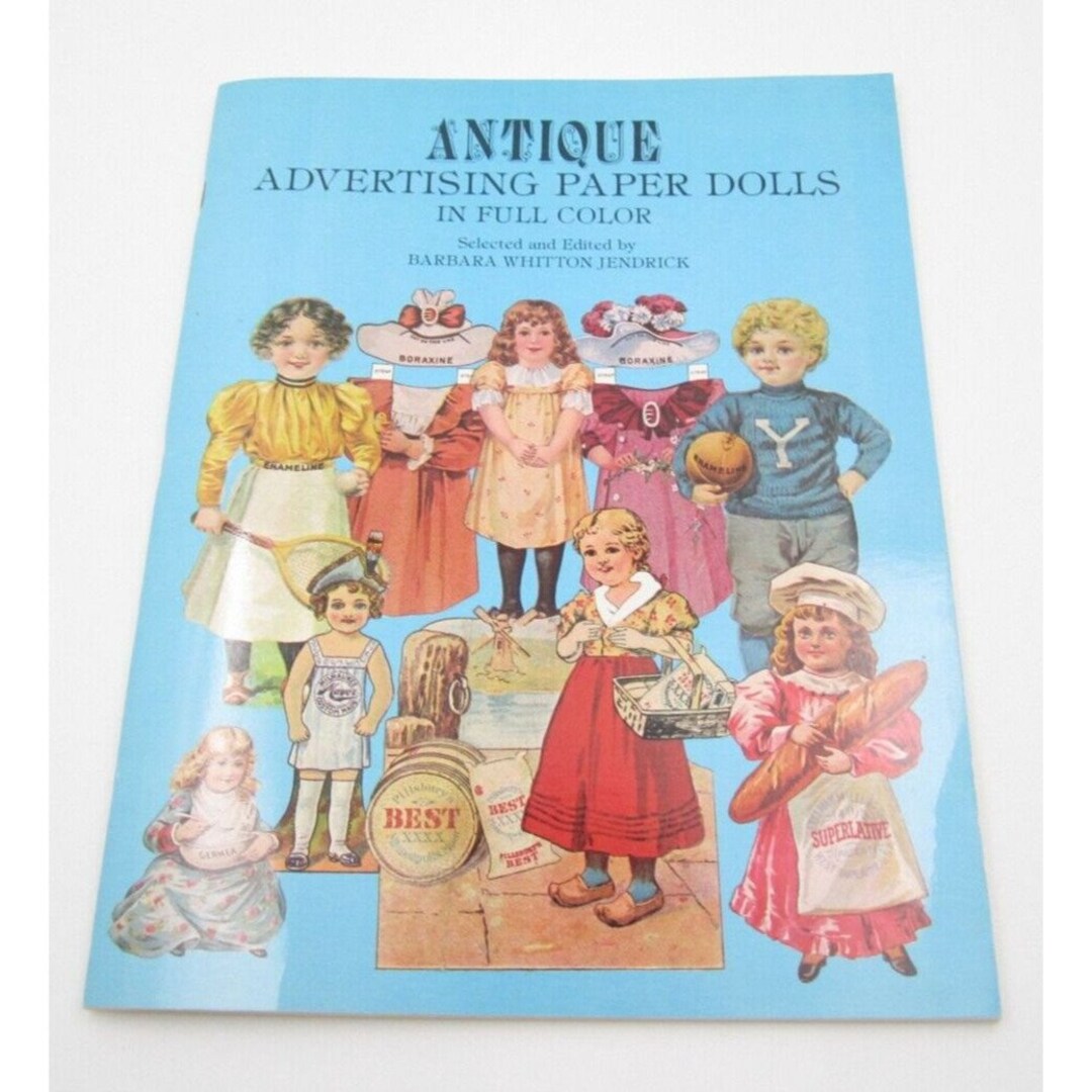 Vtg Antique Advertising Paper Dolls in Full Color by Barbara Whitton ...