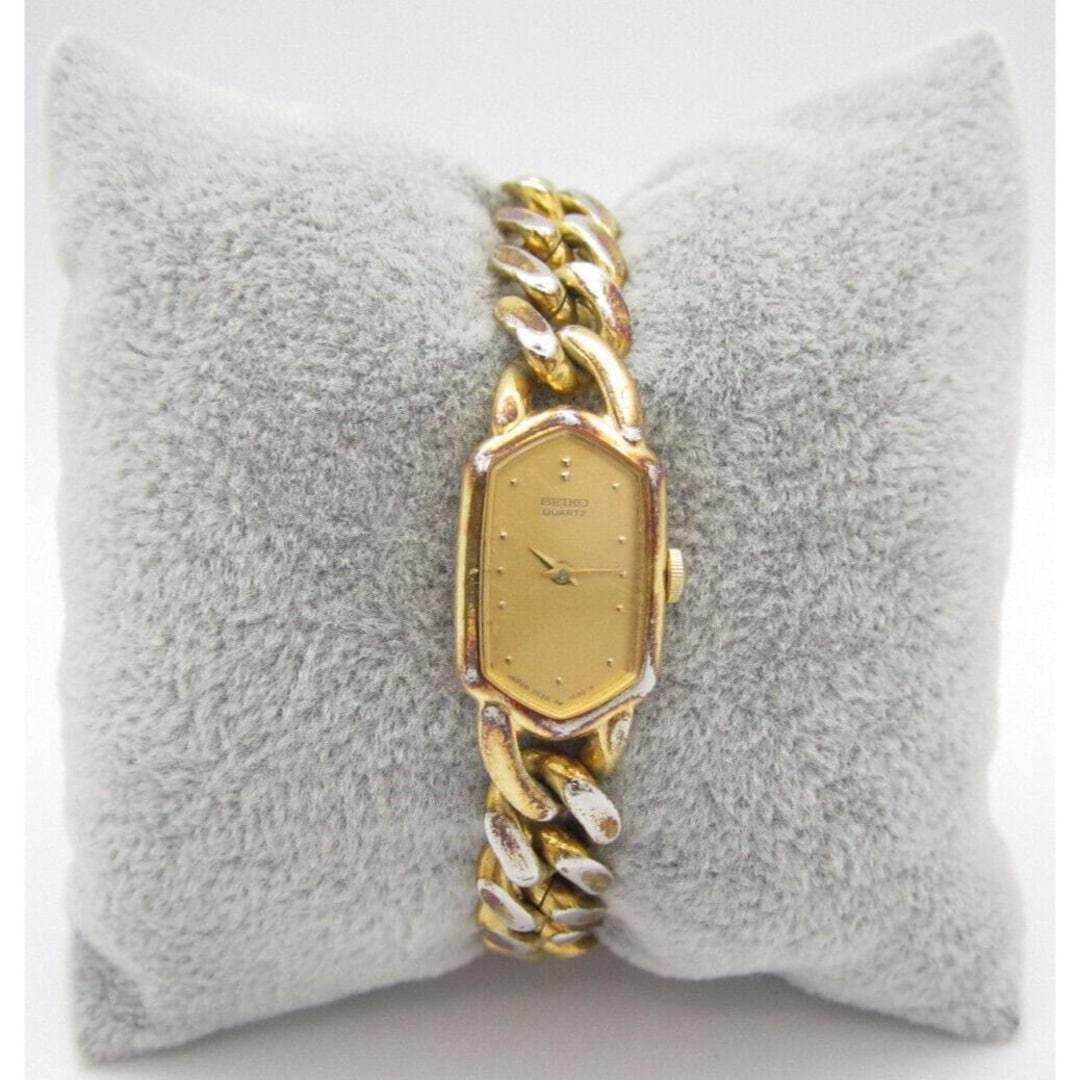 Women Seiko Quartz WR Analog 13mm Dial Watch G988 new Battery 2E20-5369 ...