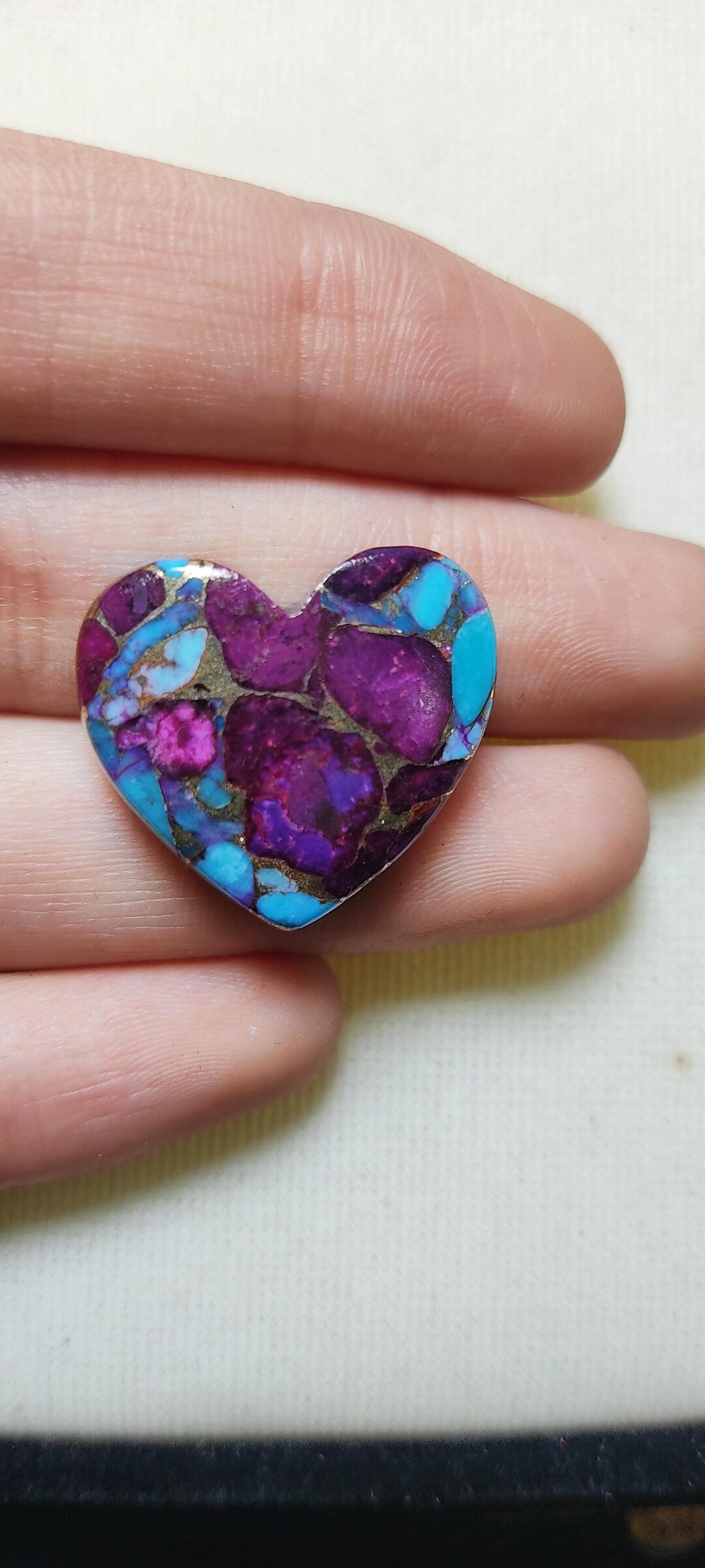 Kingsman Mohave Turquoise Heart Shape Cabochone Weight 12.0CTS Size ...