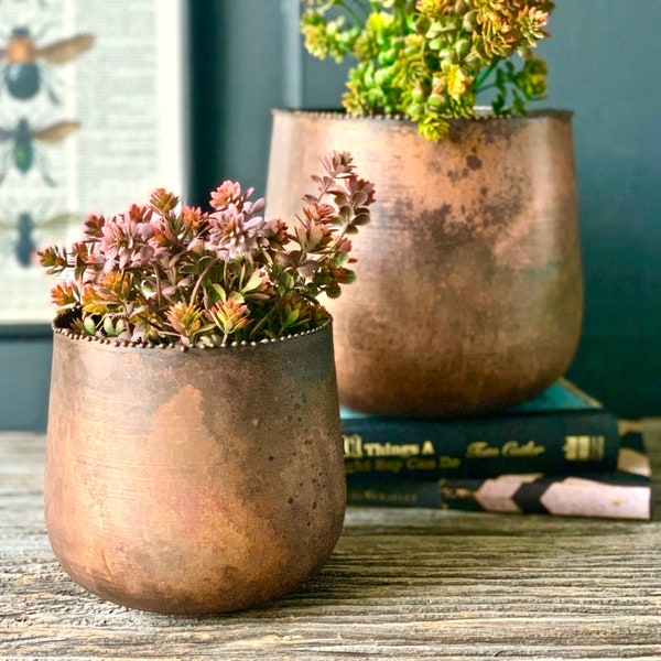 Copper Planter - Etsy
