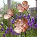 Copper Poppy Garden Sculptures LTZAF001 - Etsy