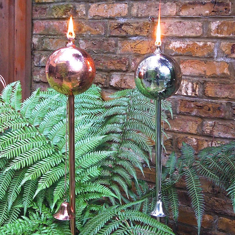 Copper or Steel Globe Oil Torch - Etsy UK