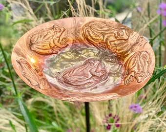 Wire Frog Garden Sculpture Copper Wire Frog Sculpture for Indoor or ...