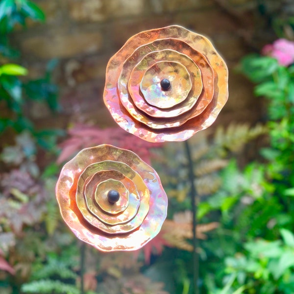 Copper Flowers - Etsy