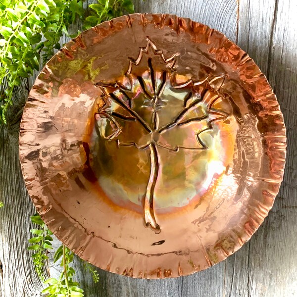 Maple Leaf Wall Plaque - Etsy