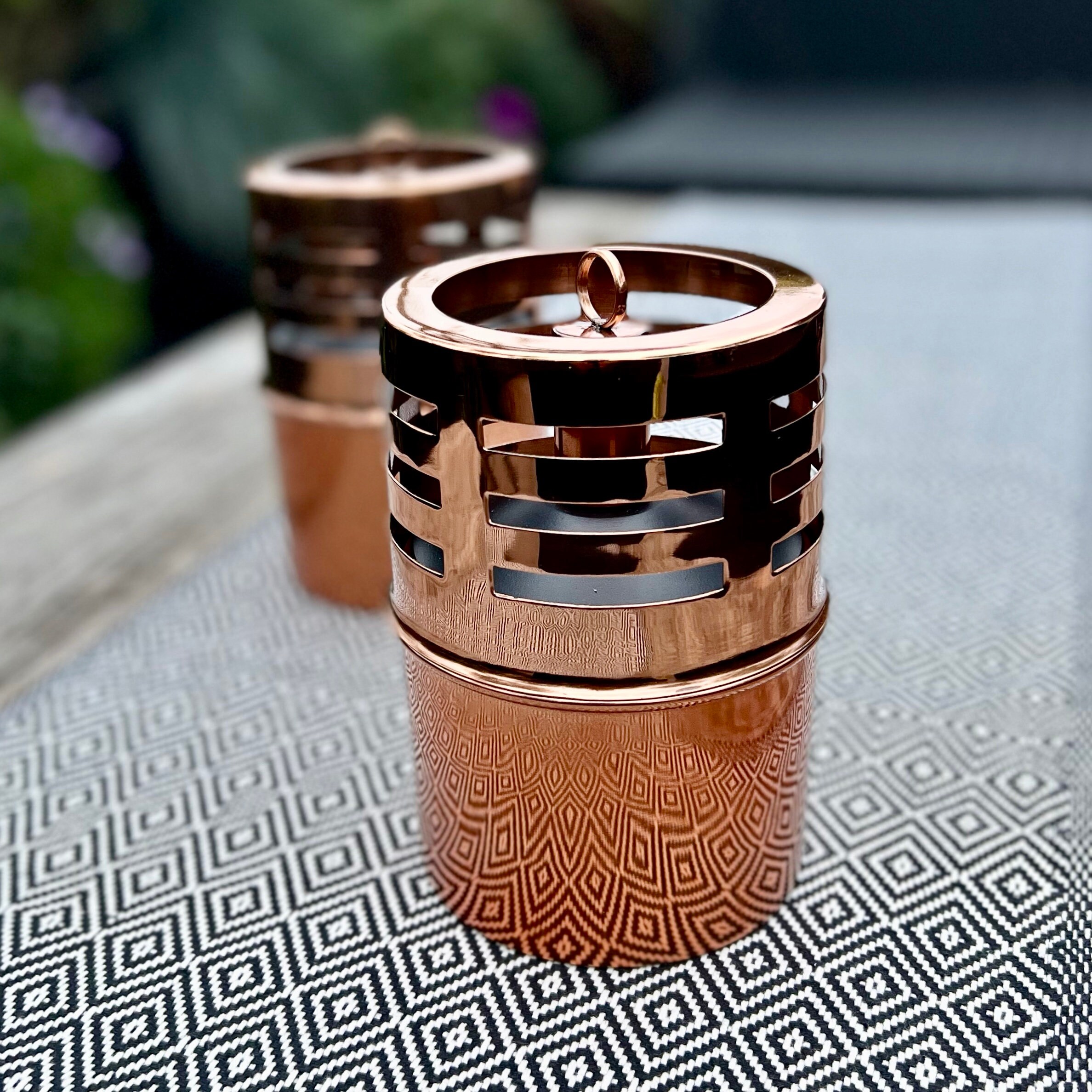 Copper Tabletop Oil Lantern - Etsy
